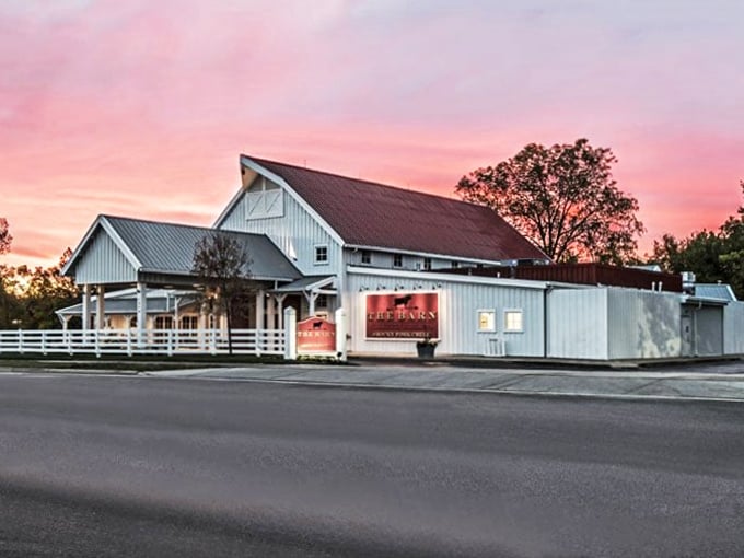 The iconic red and white exterior beckons like a culinary lighthouse. This isn't just a restaurant&mdash;it's a destination worth the drive from anywhere in Ohio. Photo credit: <a href="https://www.google.com/maps/contrib/117145315442820253174/photos/@38.8712982,-77.2746301,21697m/data=!3m2!1e3!4b1!4m3!8m2!3m1!1e1?entry=ttu&g_ep=EgoyMDI1MDQzMC4xIKXMDSoASAFQAw%3D%3D" target="_blank" rel="noopener noreferrer">Daniel Farinella</a>