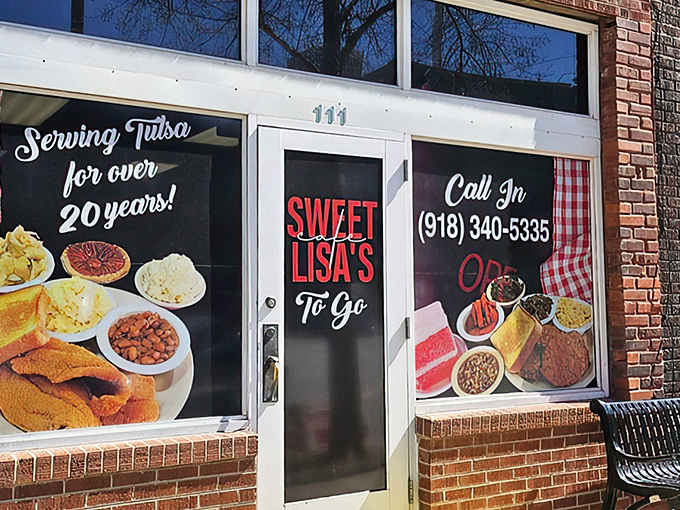 The unassuming storefront promises culinary treasures within. Those window displays aren't just decoration&mdash;they're a preview of the soul-satisfying feast awaiting inside.