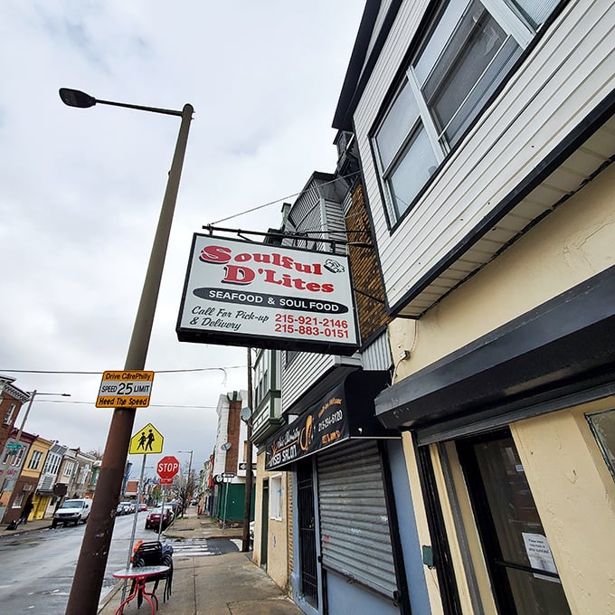 The unassuming storefront of Soulful D'Lites on South 60th Street proves once again that culinary treasures often hide in plain sight.