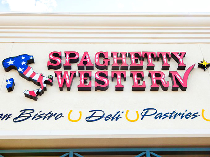 Luigi's stone facade welcomes hungry patrons with its iconic leaning tower sign&mdash;a little slice of Pisa right in Bellevue.
