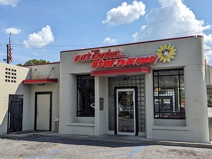 The classic white building with its cheerful red sign isn't just a landmark&mdash;it's a time machine disguised as an ice cream parlor.