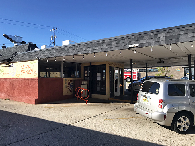 The unassuming exterior of Big Truck Tacos proves once again that culinary treasures often hide behind modest facades. Taco paradise awaits inside!