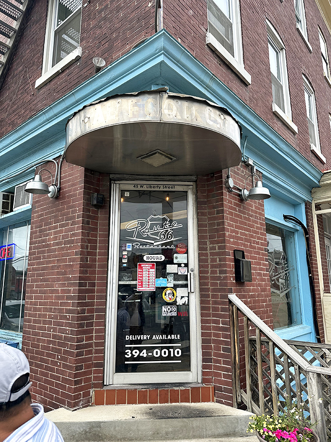 The brick exterior with turquoise trim isn't trying to impress anyone&mdash;it's too busy housing some of Lancaster's most crave-worthy cheesesteaks instead.