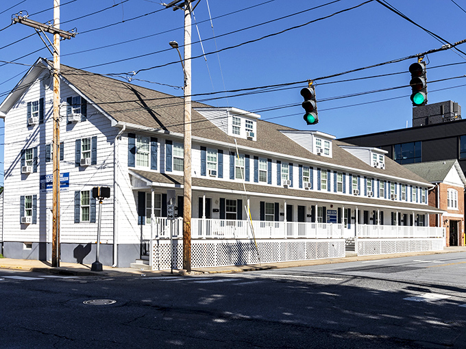 Newark's historic architecture gleams in golden hour light, where brick facades and classical columns tell stories of generations past.