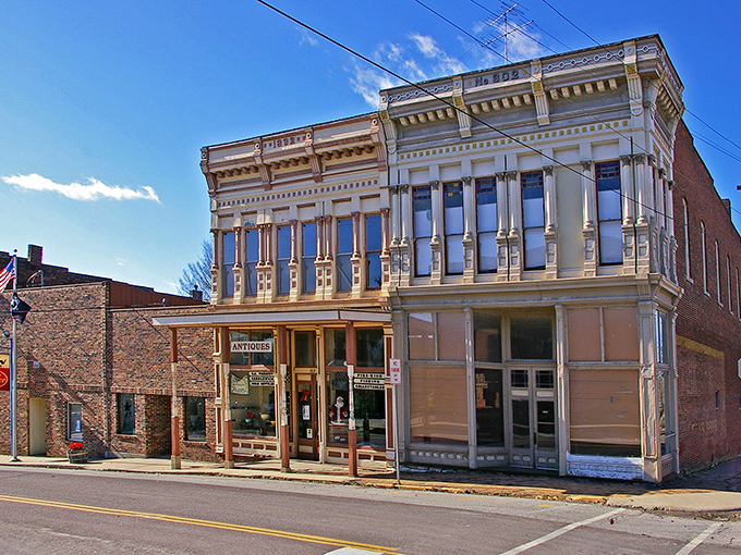 Perry's historic main street offers a Norman Rockwell-worthy tableau where brick buildings house treasures waiting to be discovered by eagle-eyed antiquers.