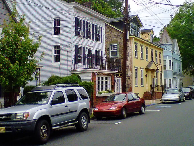 Brick-fronted buildings line Lambertville's historic streets, where every fa&ccedil;ade tells a story and window shopping becomes an adventure in time travel. 