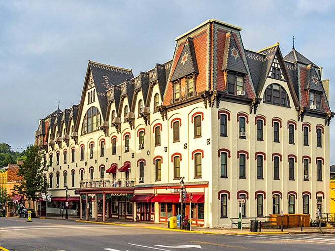 Victorian splendor on full display! Bellefonte's historic downtown buildings showcase the architectural grandeur that makes antiquing here feel like time travel with shopping bags.
