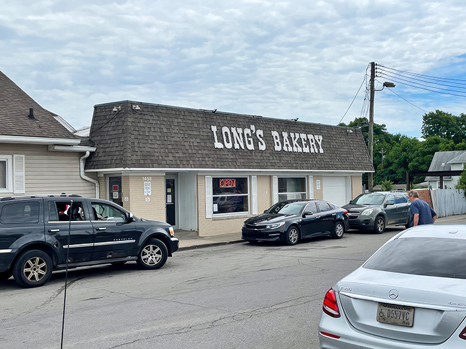 The unassuming exterior of Long's Bakery belies the sugar-fueled magic happening inside. Like finding a winning lottery ticket in your coat pocket.