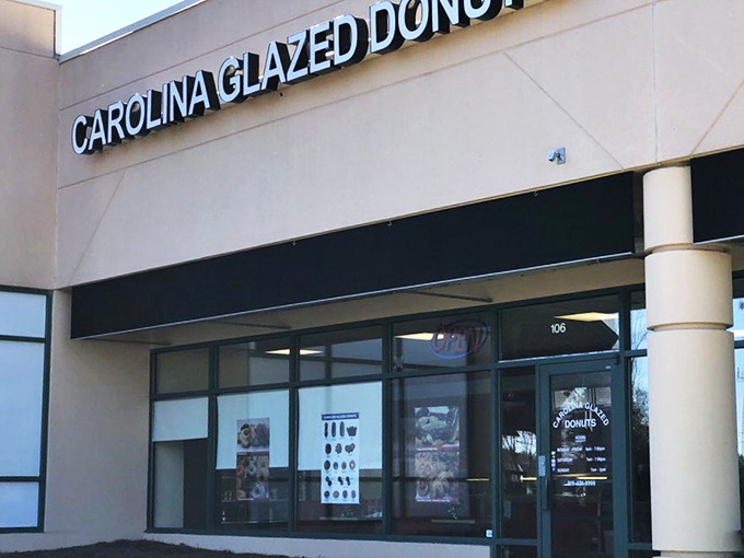 Home of the famed cake donuts, Carolina Glazed Donuts' unassuming strip mall location in Durham proves that great food doesn't need fancy digs.