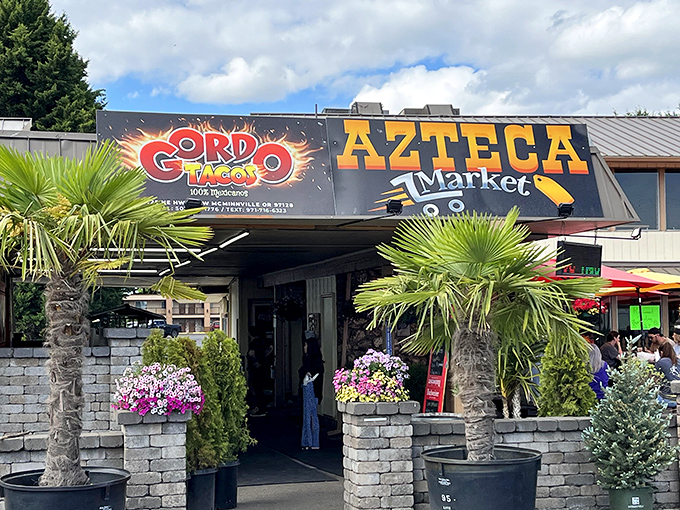 The unassuming exterior of Tacos El Gordo might fool you, but locals know this McMinnville gem houses culinary treasures worth the journey.