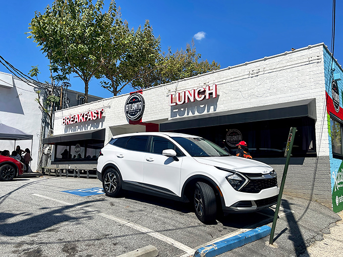 The unassuming white brick exterior of Atlanta Breakfast Club belies the culinary magic happening inside. Downtown's breakfast haven awaits your appetite.