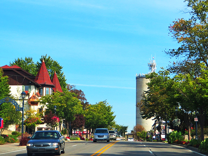 Main Street Frankenmuth looks like someone shrink-wrapped a Bavarian village and dropped it in the Michigan countryside. Those flags aren't just for show&mdash;they're waving "willkommen!"