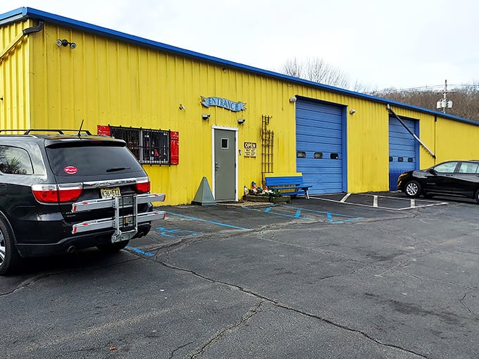 The sunshine-yellow exterior of Scranberry Coop isn't just eye-catching&mdash;it's practically a beacon calling out to treasure hunters across Sussex County.