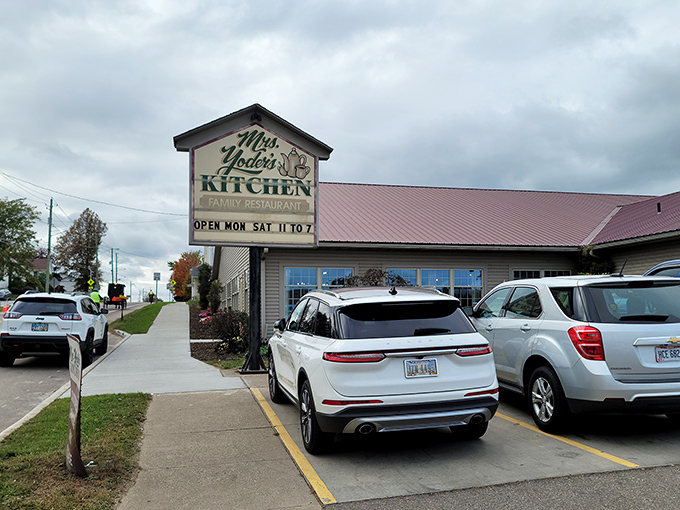 The unassuming exterior of Mrs. Yoder's Kitchen doesn't telegraph what awaits inside&mdash;a reminder that in Ohio's Amish Country, culinary treasures often hide in plain sight.