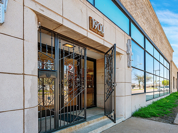 The unassuming brick exterior of Dead People's Stuff belies the wonderland of architectural treasures waiting inside this Oklahoma City gem.