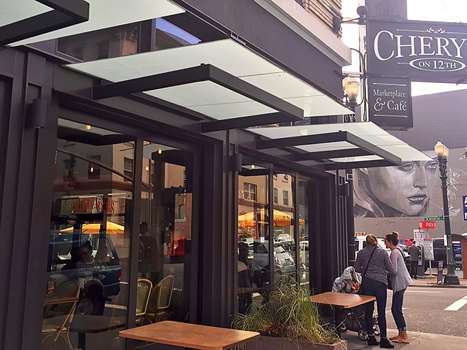 Those bright yellow umbrellas outside Cheryl's on 12th are like beacons of breakfast hope in Portland's often gray cityscape. 