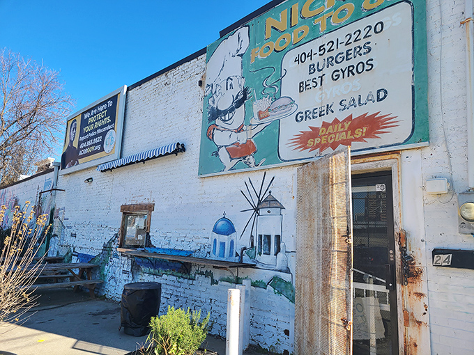 The unassuming white brick exterior of Nick's Food To Go stands as Atlanta's culinary equivalent of a speakeasy&mdash;you need to be in the know to find Greek food heaven.