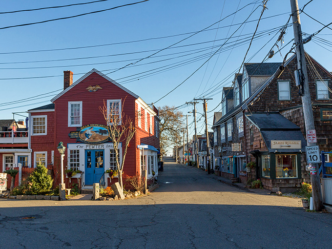 Main Street charm isn't manufactured here &ndash; Rockport's colorful buildings and small-town bustle are the real New England deal.