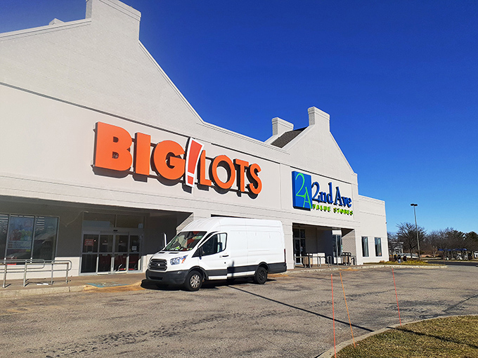 The retail equivalent of a mullet: Big Lots business in the front, thrifting party in the back. 2nd Ave Thrift Superstore shares this spacious building with plenty of parking.