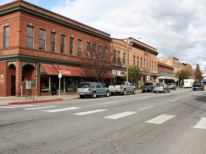 Historic brick buildings line First Avenue in Sandpoint, where charm isn't manufactured &ndash; it's been naturally aging to perfection since the early 1900s.
