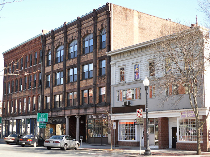 Greenfield's Main Street feels frozen in time, where brick storefronts welcome visitors with small-town charm rather than chain-store sameness.