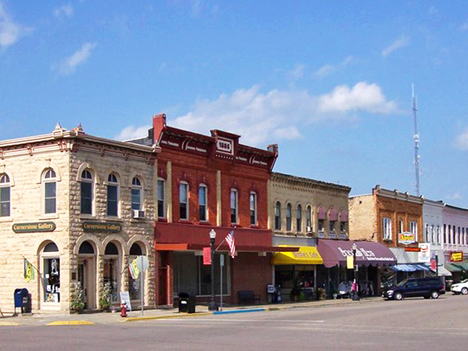 Baraboo's downtown square looks like it was plucked from a Hallmark movie, minus the predictable plot and plus authentic small-town charm. 