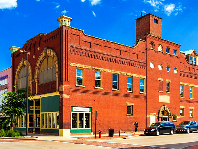 The farmers market pavilion bursts with color like a botanical garden that decided to throw a party. Fresh flowers and local produce create a feast for all senses.