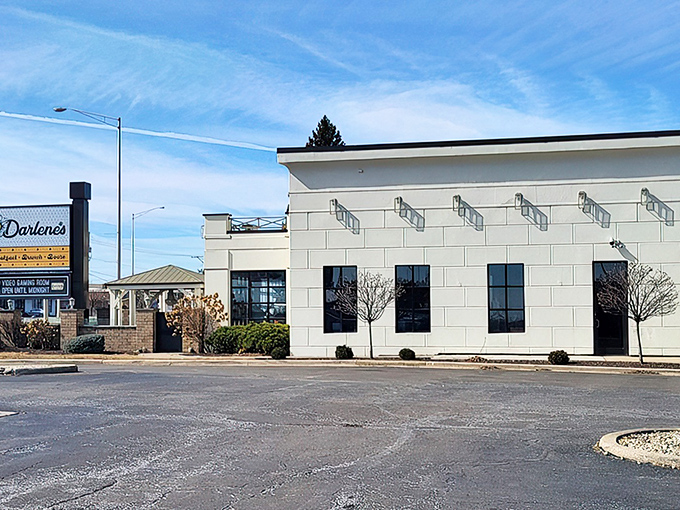 The unassuming white exterior of Darlene's is like a breakfast speakeasy &ndash; you'd never guess the flavor paradise waiting inside.