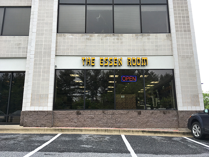 Welcome to sandwich paradise! The Essen Room's unassuming exterior hides a world of deli delights waiting to be discovered.