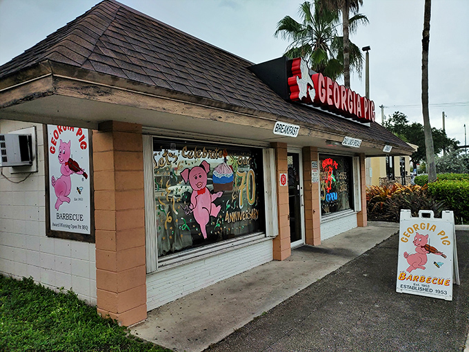 This unassuming Fort Lauderdale gem proves that the best barbecue joints never need flashy facades to draw crowds.