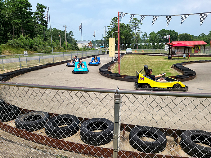 The asphalt playground awaits at Bigfoot Speedway, where Oklahoma's version of Monaco Grand Prix dreams come true for everyday speed demons.