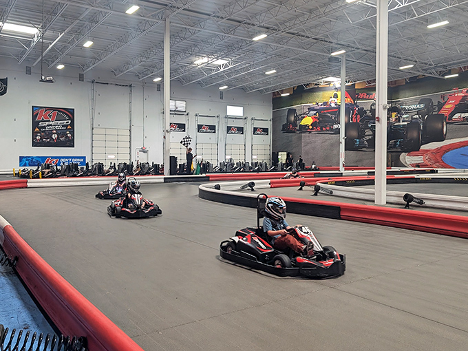 The starting grid awaits your inner speed demon. These sleek electric karts don't just look fast&mdash;they'll pin you back in your seat faster than you can say "checkered flag."