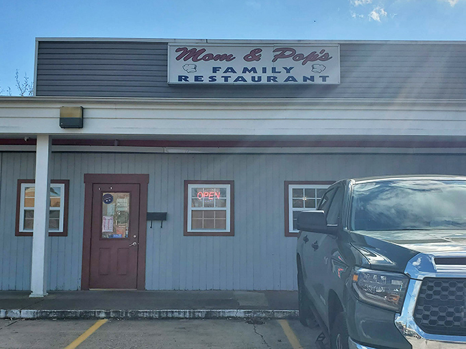 The unassuming exterior of Mom & Pop's is like that friend who doesn't brag but always delivers. Culinary treasures often hide in plain sight.
