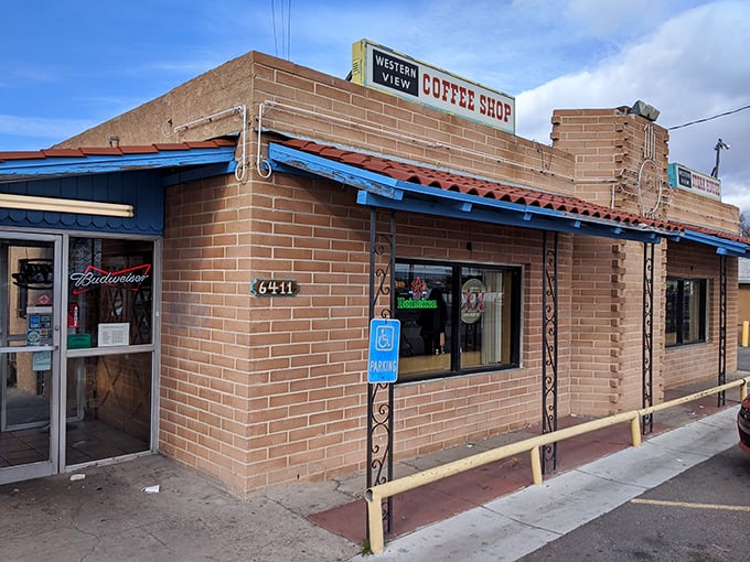The unassuming brick exterior of Western View might not stop traffic, but what's cooking inside has been stopping conversations mid-sentence for decades.