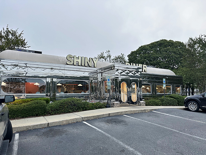 The chrome exterior gleams like a time machine to the golden age of roadside dining. This isn't just a restaurant&mdash;it's a landmark with an appetite.