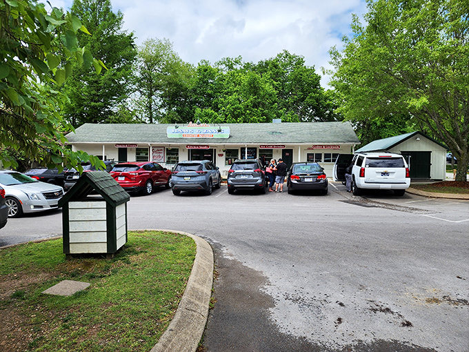 The unassuming exterior of Loveless Cafe belies the culinary treasures within. Southern cooking's best-kept open secret awaits behind those modest white walls.