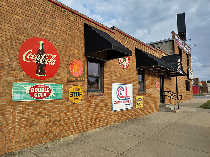 The unassuming exterior of Rick's Smokehouse doesn't need fancy frills &ndash; those smokers out front tell you everything you need to know about their priorities.