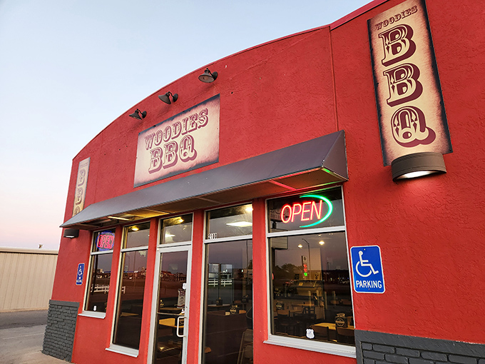 The unassuming exterior of Rick's Smokehouse doesn't need fancy frills &ndash; those smokers out front tell you everything you need to know about their priorities.