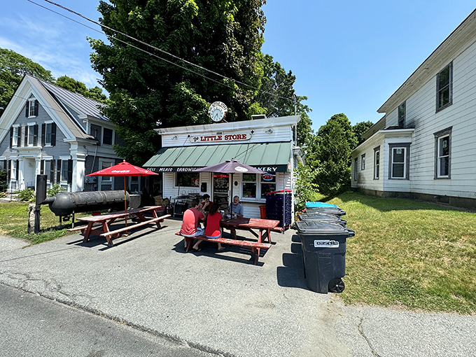 Welcome to sandwich paradise! The Little Store's charming exterior promises big flavors inside. It's like stumbling upon a culinary time capsule in the heart of Lebanon.