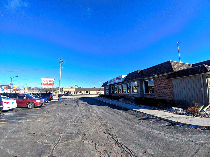 The red lettering of The Pancake Place sign is like a beacon to breakfast lovers&mdash;Wisconsin's equivalent of the North Star for hungry travelers.
