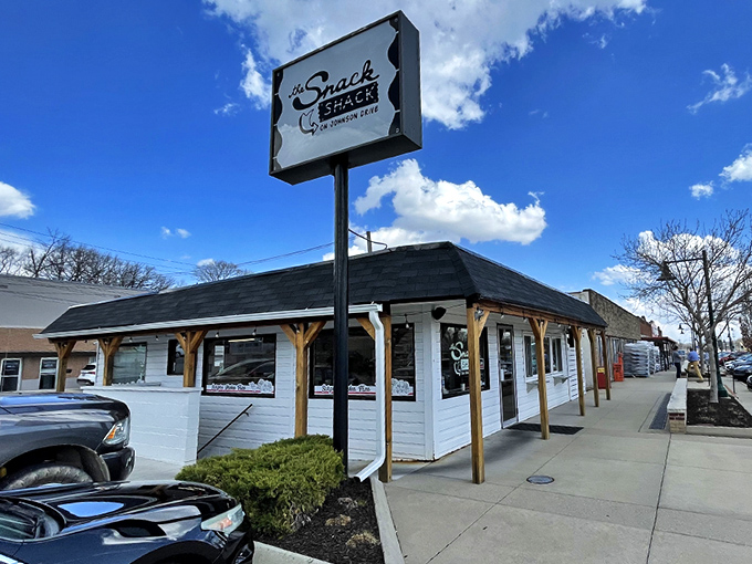 The humble white exterior of The Snack Shack belies the flavor explosions happening inside. American flag included&mdash;because patriotism tastes delicious.