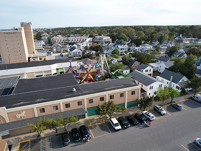Colorful thrill rides stand ready for action at Funland, where summer memories are manufactured daily on Rehoboth's beloved boardwalk.