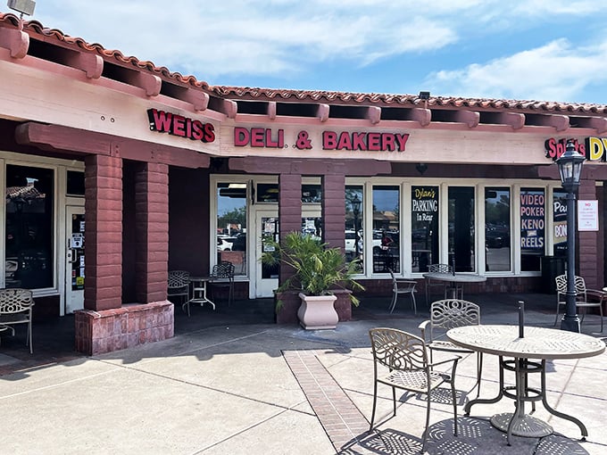 The pink-hued exterior of Weiss Deli beckons like a mirage in the Nevada desert&mdash;a promise of East Coast comfort in the most unexpected place.