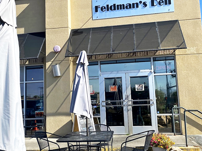 The unassuming exterior of Feldman's Deli hides a New York treasure in Salt Lake City. Like finding Broadway in the Beehive State.