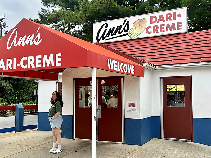 The red, white, and blue exterior of Ann's Dari-Creme isn't just patriotic&mdash;it's a time portal to when Elvis topped the charts and burgers cost a quarter.