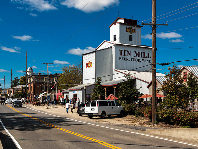 Tin Mill Restaurant offers German-American fare in a former grain elevator &ndash; proof that industrial chic was cool long before Instagram discovered it.