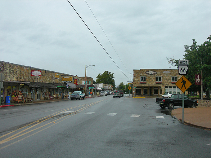 Main Street whispers stories of simpler times, where stone buildings stand like sentinels guarding Mountain View's unhurried charm.