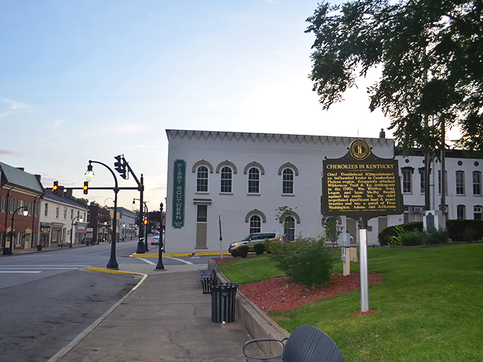Main Street Stanford looks like it's waiting for a movie crew&mdash;but this isn't a set, it's genuine small-town America preserved in living color.