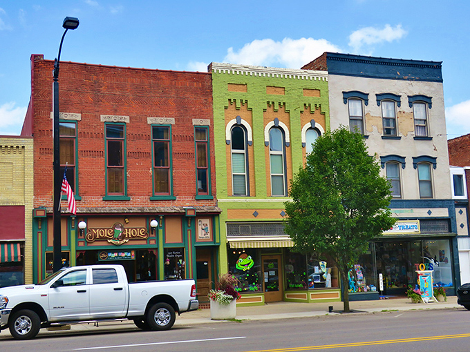 Marshall's historic downtown looks like a movie set where the director said, "More color!" and nobody stopped adding it.