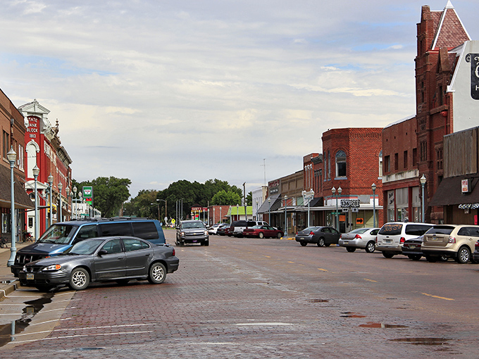 Brick streets that whisper stories with every step. Downtown Red Cloud feels like a living museum where Willa Cather's characters might still be shopping.